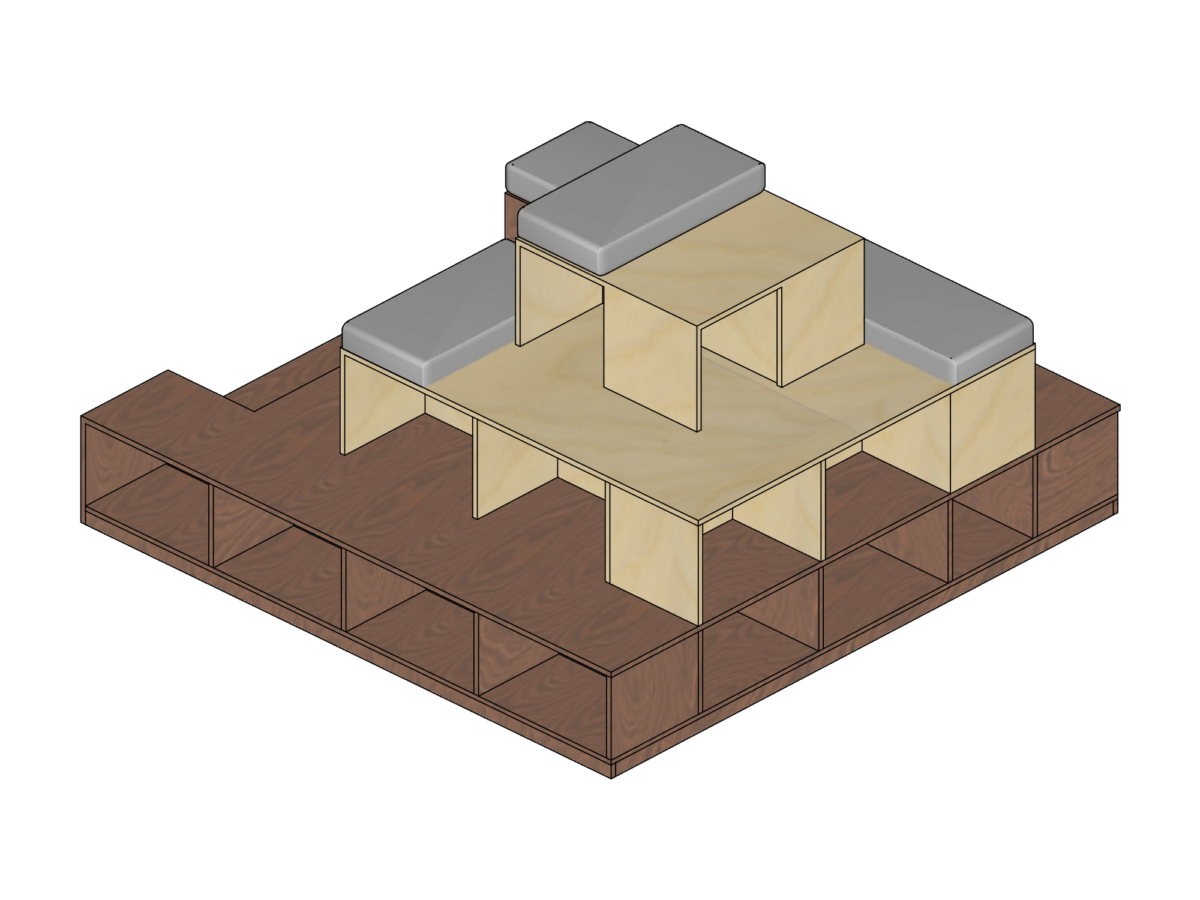 Cubbies Platform 3 levels – Walltopia Store