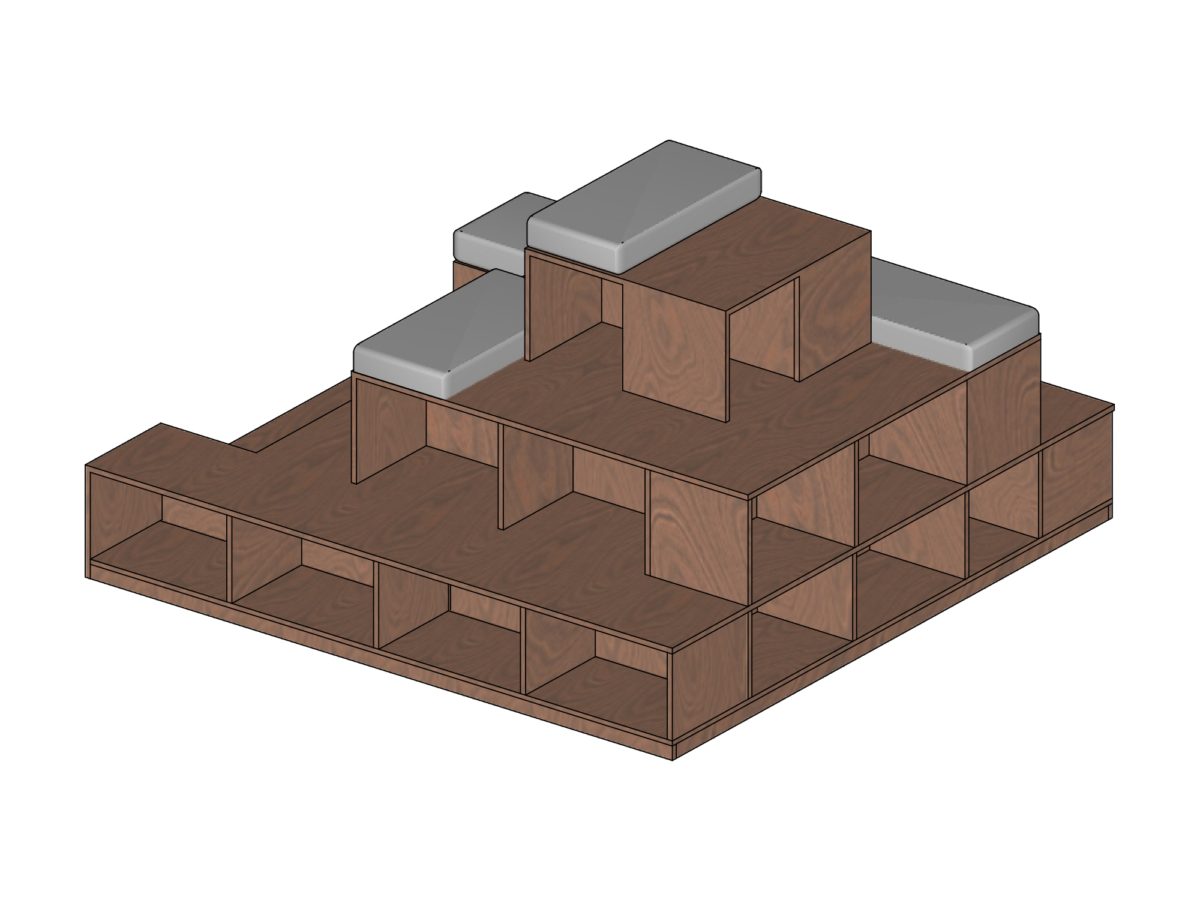 Cubbies Platform 3 levels – Walltopia Store